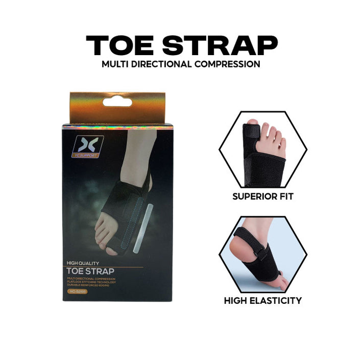 Adjustable Toe Strap Corrector – Right Foot Only, Support & Alignment ...