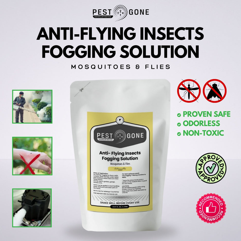 Pest Gone Anti-Flying Insects Fogging Solution 1000 ml Refill Pouch ...